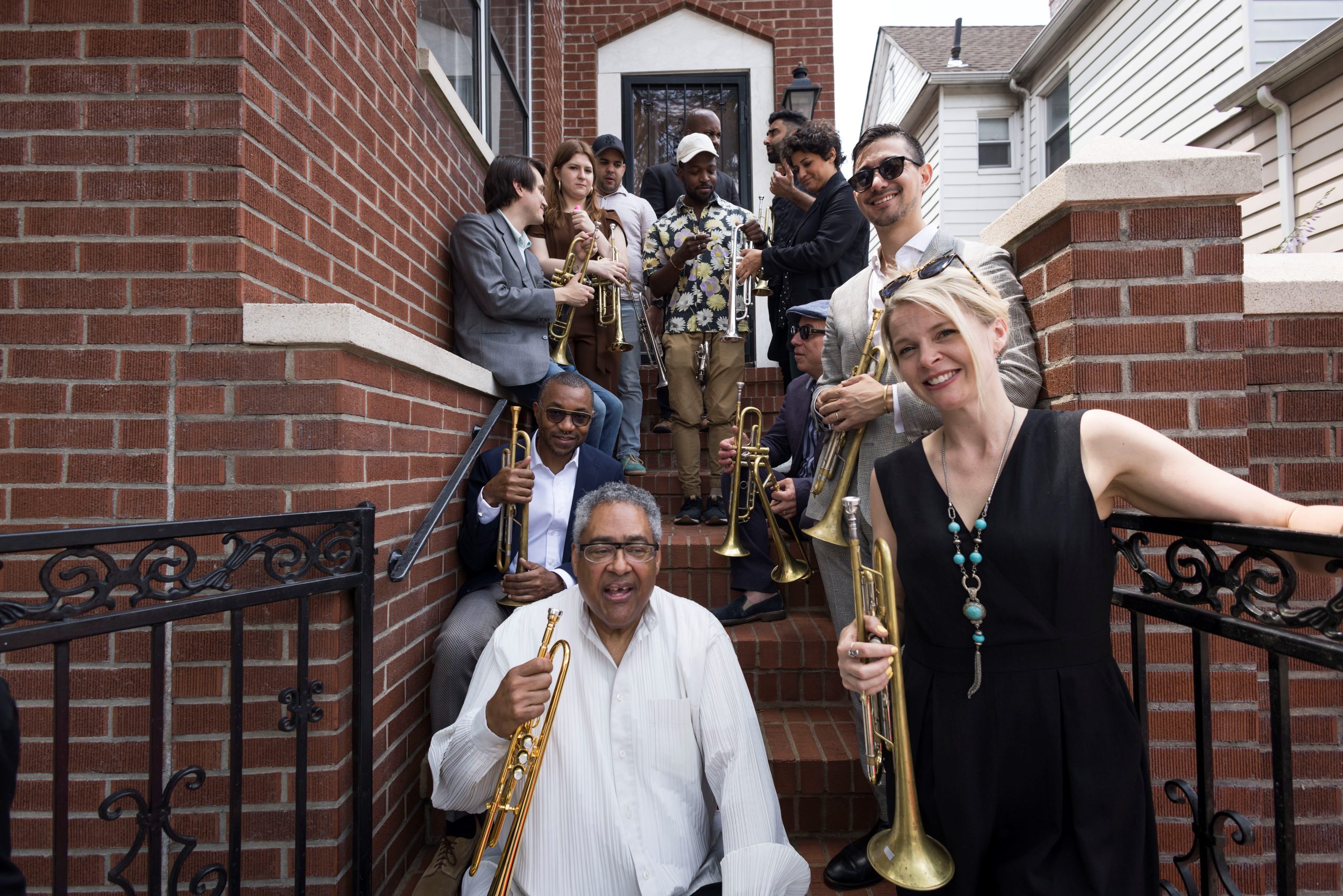 Jon Faddis Bria Kronberg at the opening of the center – Side of Culture
