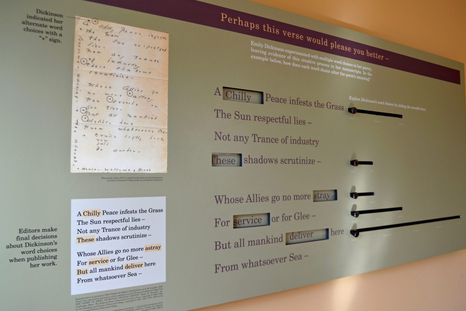 A Center for Poetry: The Emily Dickinson Museum – Side of Culture