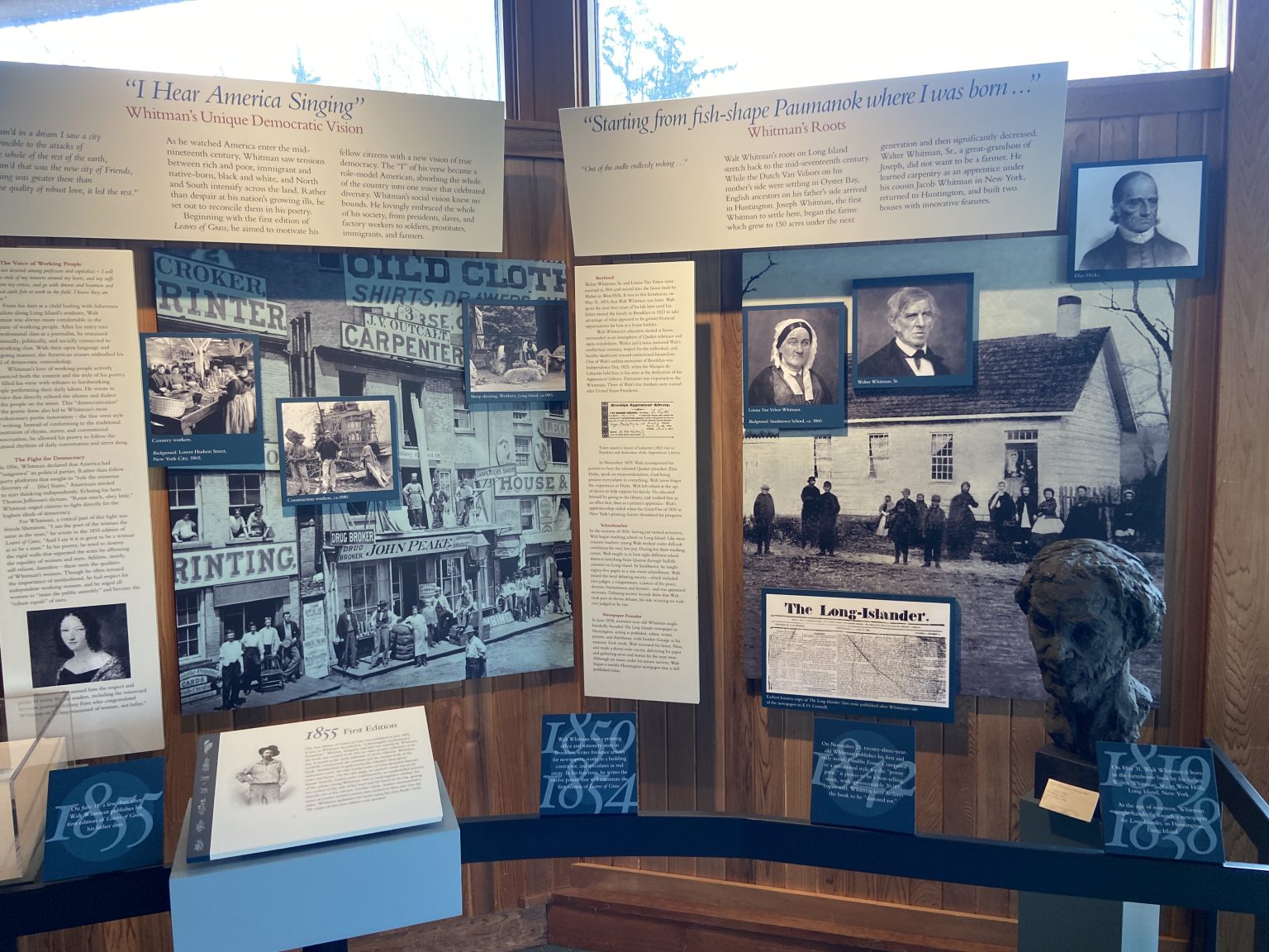 Bard of Democracy: The Walt Whitman Birthplace Museum on Long Island ...